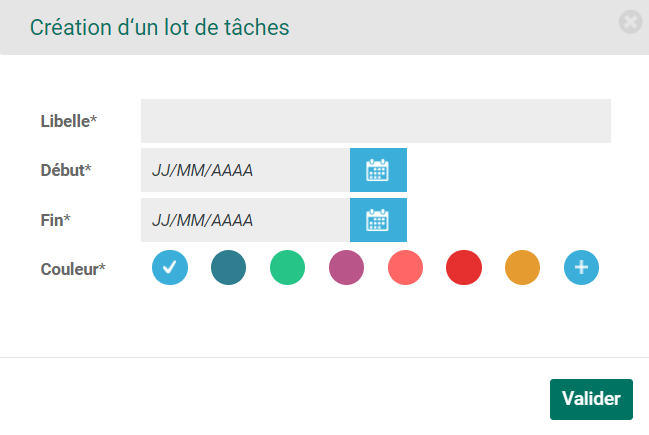 La vue Gantt – Centre d'aide - La suite Hexagone